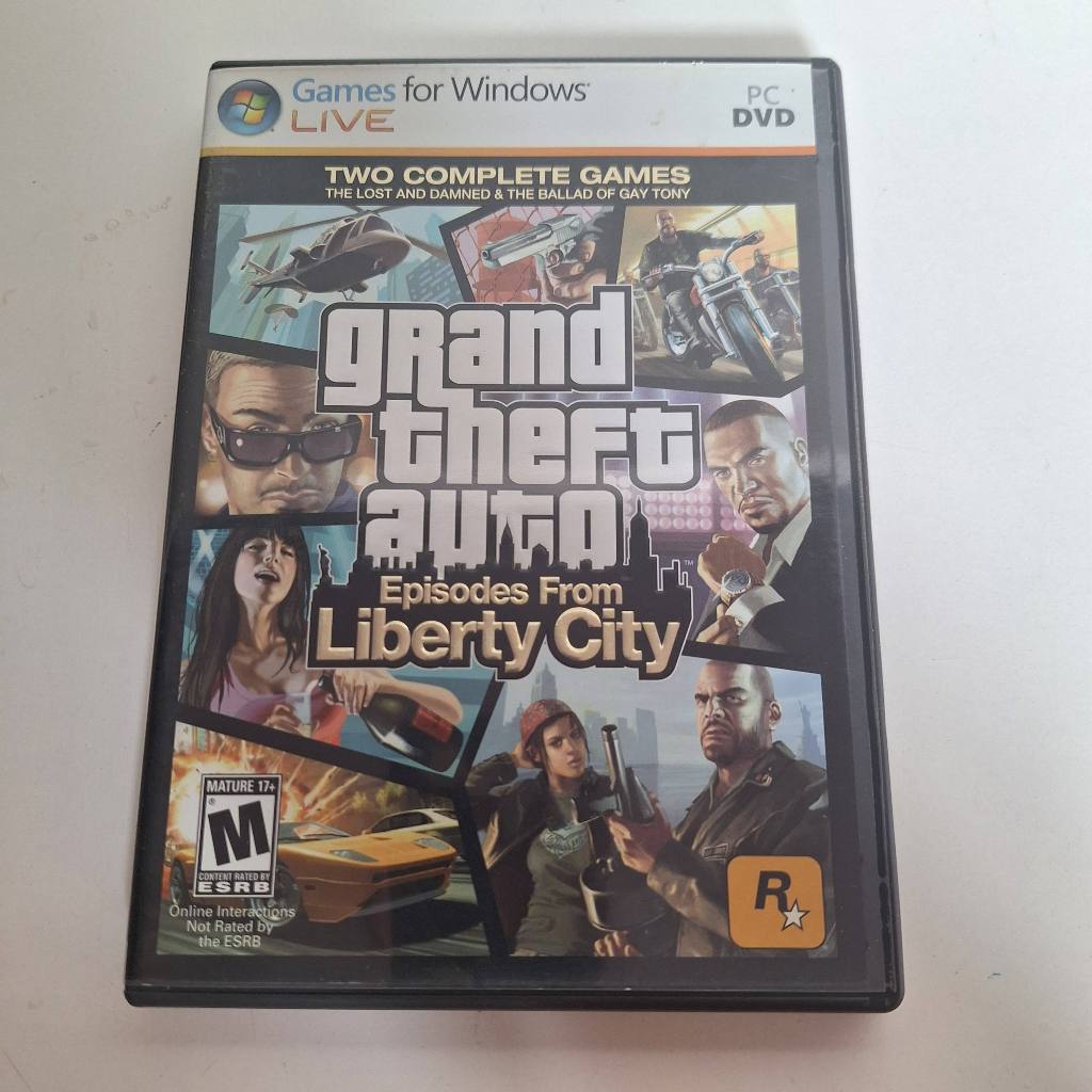Jogo PC DVD Grand Theft Auto Episodes From Liberty City GTA ORIGINAL ...