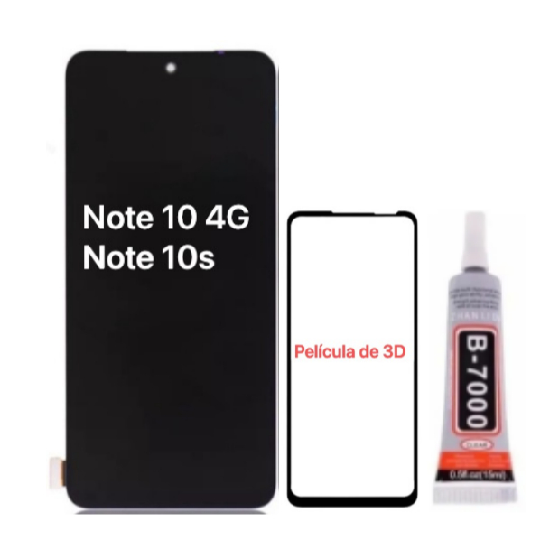 Tela Frontal Display Touch Compativel Xiaomi Redmi Note 10 4G&Note 10s M2101K7Al Incell/ Oled ...