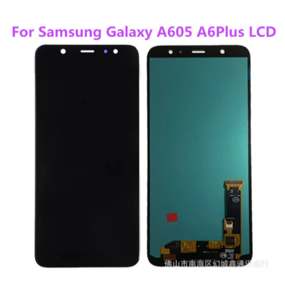 Frontal Display Tela Touch Original Amoled A6 plus Galaxy A605 Oled E ...
