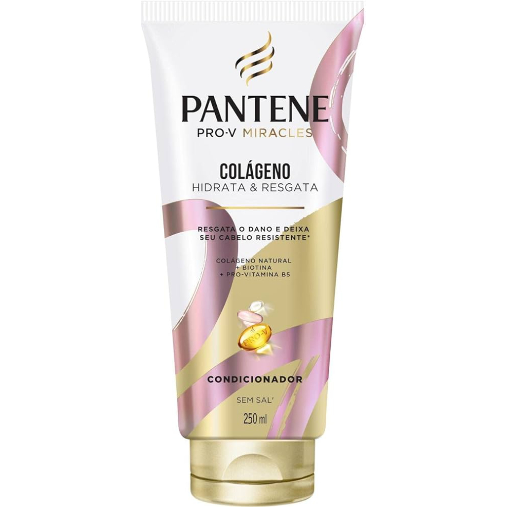 Condicionador Pantene Colágeno Hidrata E Resgata 250 ML | Shopee Brasil