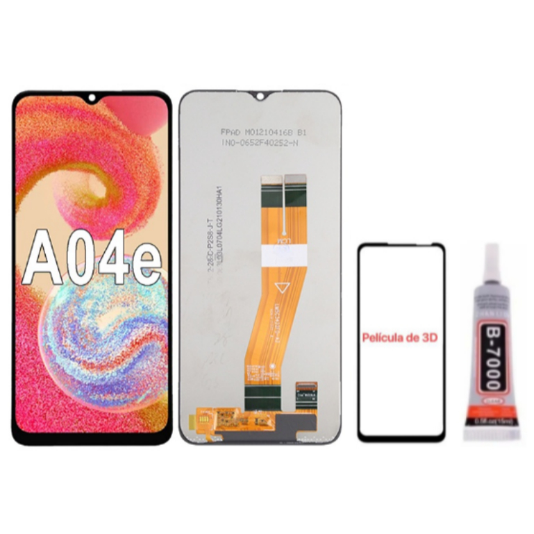 Tela touch frontal Display Lcd Incell Galaxy A04E A042F A Pronta Entrega + Pelicula + Cola 15ml ...