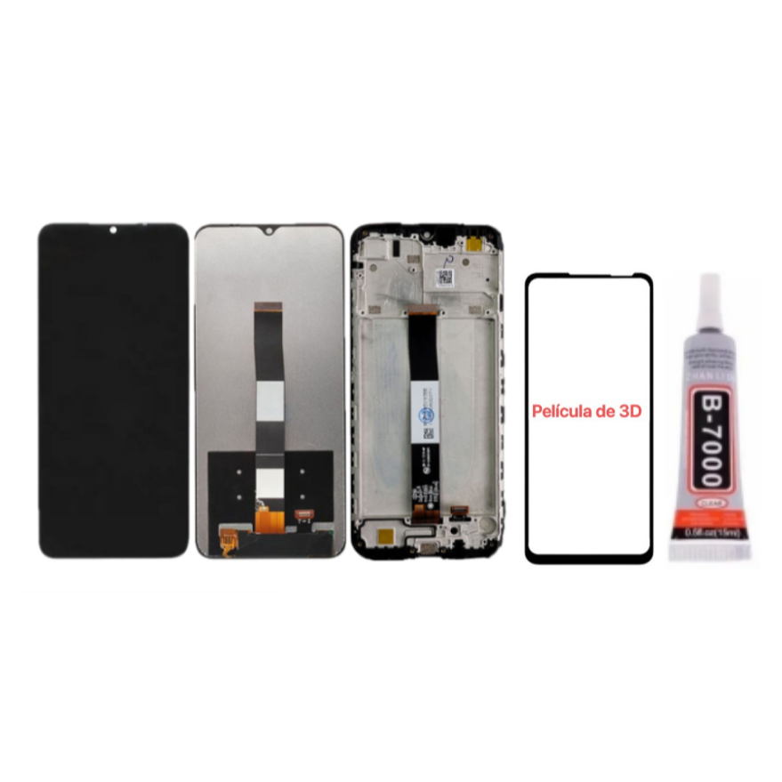 Display Tela Frontal Touch Lcd Completo Compatível Xiaomi Redmi 9a/9c/9i M2006c3LG Original ...