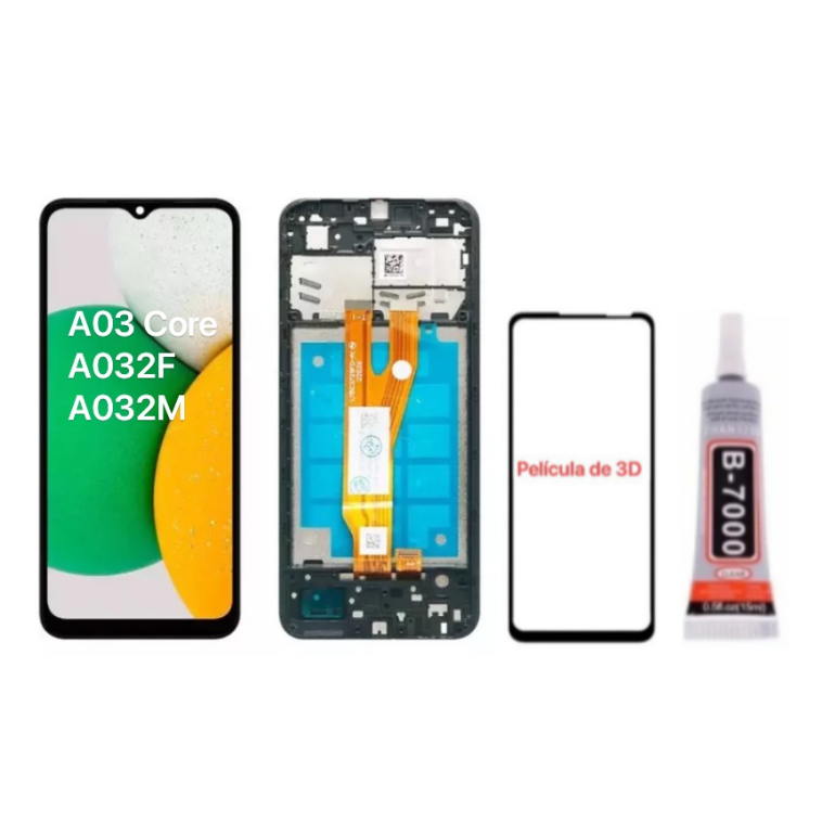 Touch Frontal Lcd Display Compatível Galaxy A03 Core SM-A032 SM-A032M ...