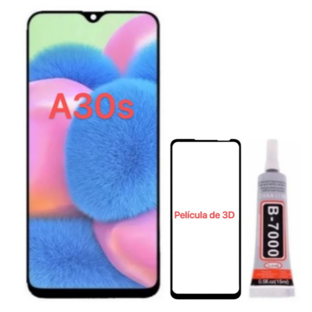 Tela Frontal Display Compatível Para Galaxy A30s A307 Amoled Lcd Original Incell&Oled Sem Aro E ...