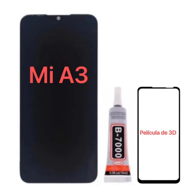 Display Lcd Tela Touch Frontal Xiaomi A3 Mi A3 m1906f9sh Preto Incell/original Pronta Entraga ...