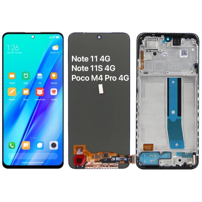 Tela Display Frontal Touch LCD Xiaomi Redmi Note 11 / Note 11s 4g ...