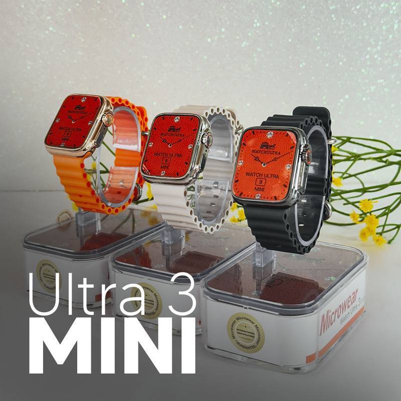 SMARTWATCH Ultra 3 Mini Microwear 39mm|Menor Smartwatch do Mercado|2 ...