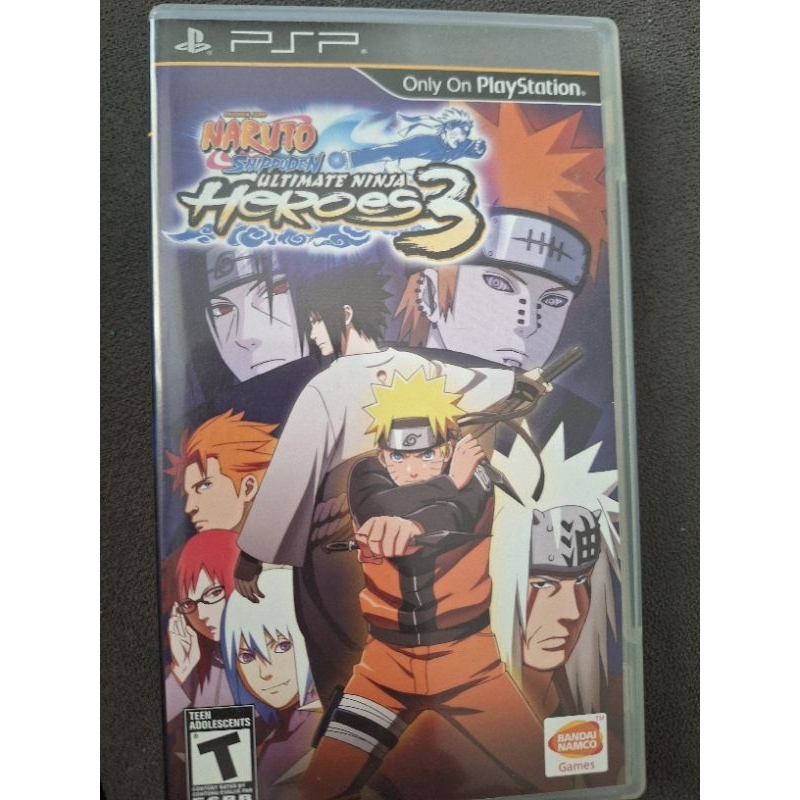 naruto heroes 3 psp fisico | Shopee Brasil