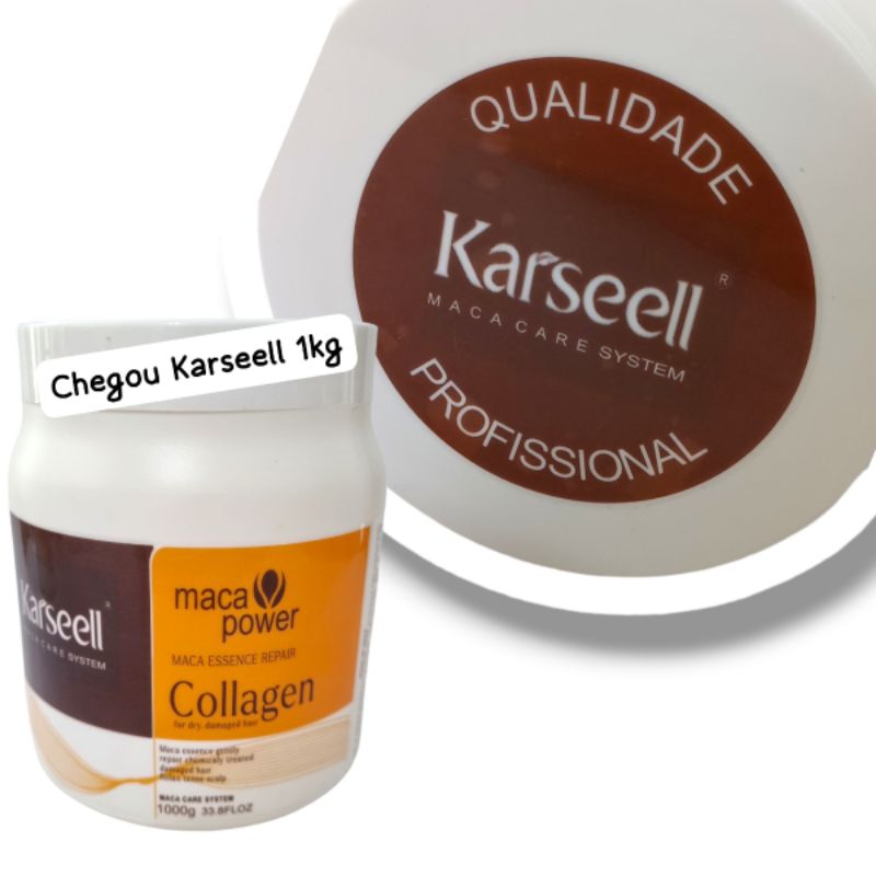 Mascara Karseel Nutrição 1kg - Efeito Gloss | Shopee Brasil