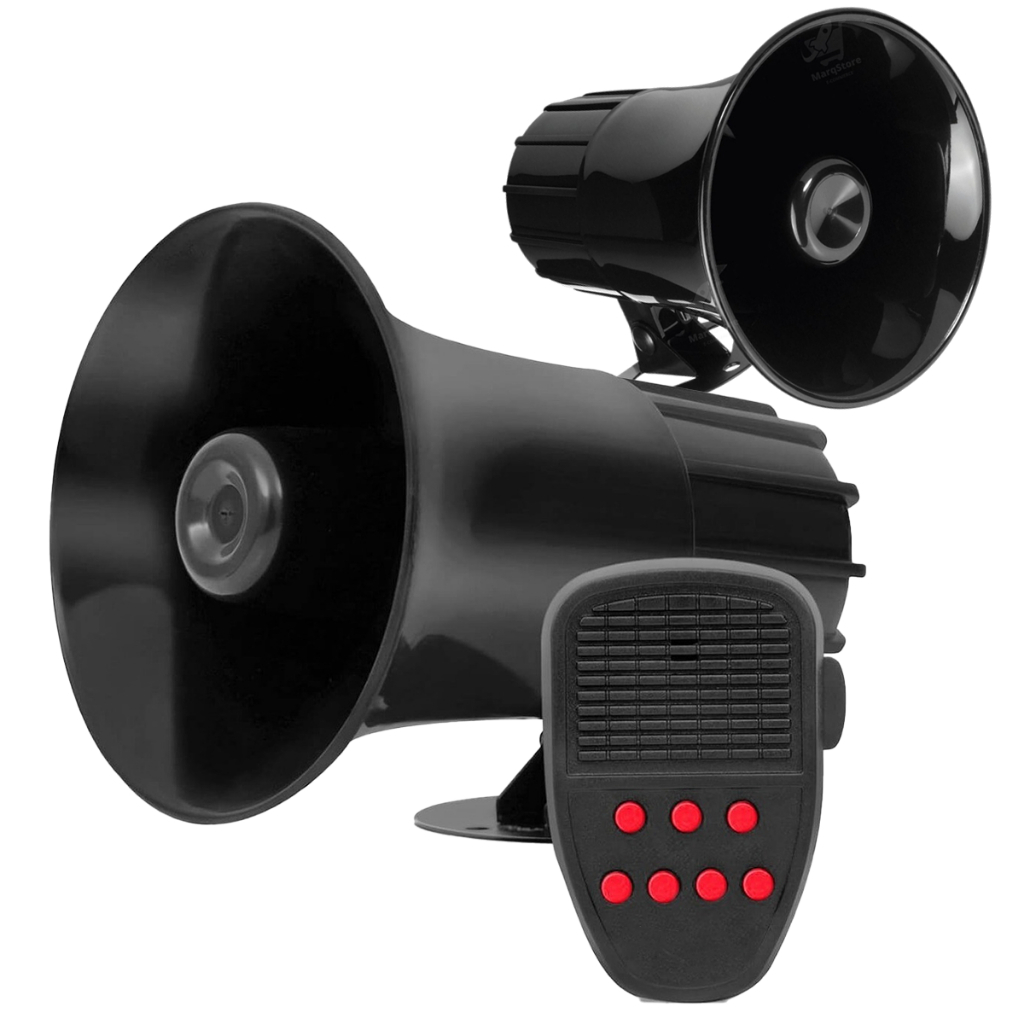 Sirene Policia Tipo Rontan Megafone 7 Tons Carro Moto Alarme | Shopee ...