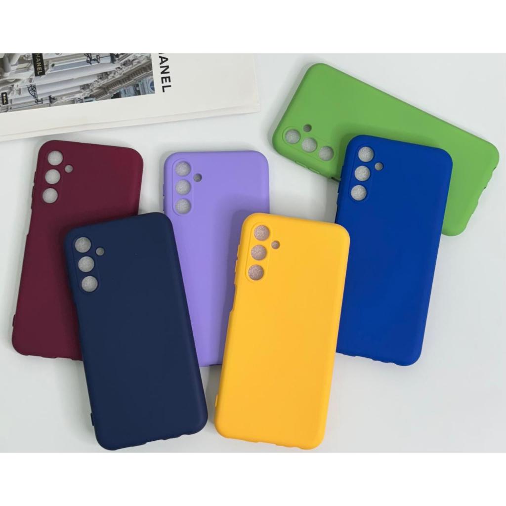 Kit Protetora Capinha - M34 - Com Película 3D Samsung Silicone Aveludado Capa de Celular Case ...