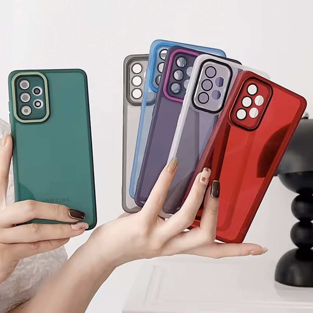 Capa Samsung A34 com Lente de Proteção de Câmera Space II Acrílico ...