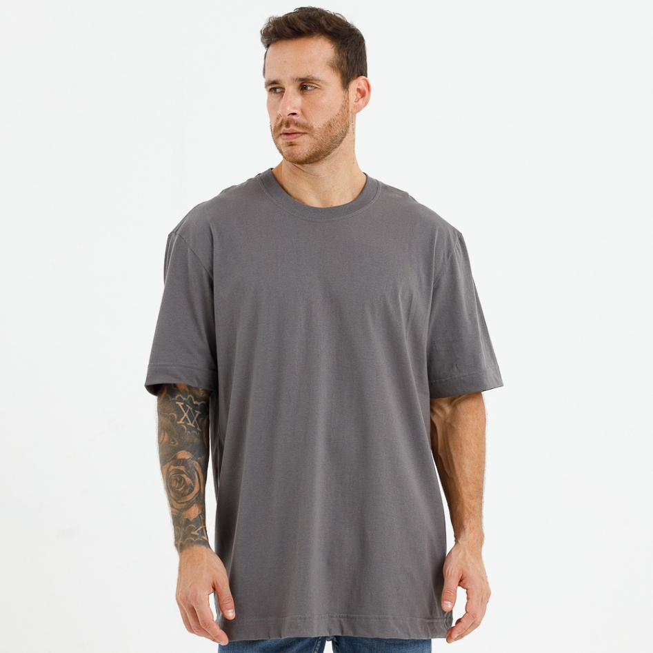 Camiseta Camisa Oversized Masculina 100% Algodão | Shopee Brasil