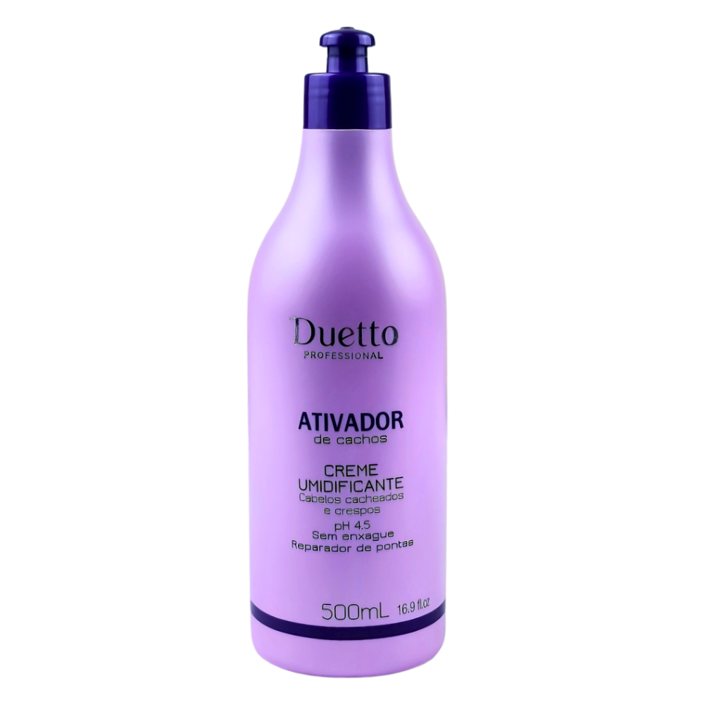 Creme Capilar Ativador Umidificador de Cachos Duetto Professional 500ml ...