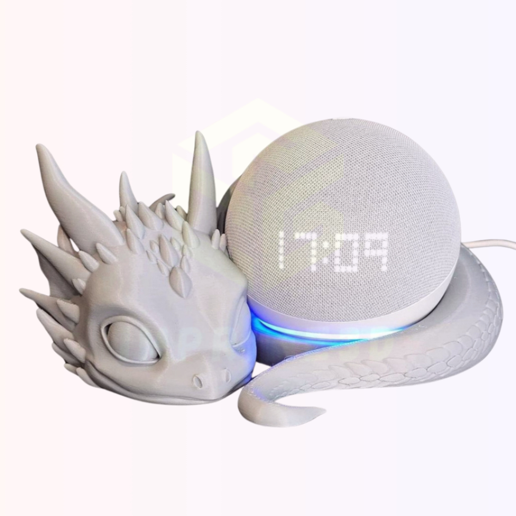 Suporte Dragão Alexa Echo Dot 4ª/5ª Geração | Shopee Brasil