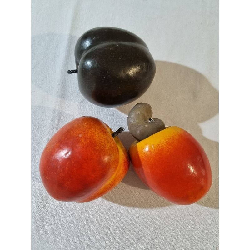 KIT (3) FRUTAS ARTIFICIAIS, DECORATIVAS, REALISTAS (ESCOLHAS SUAS ...