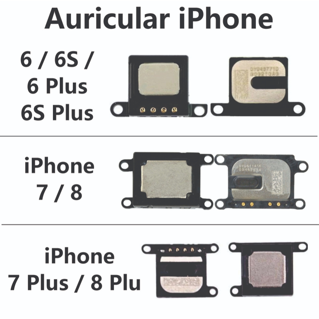 Todos Modelos Auto Falante Auricular iPhone Linha 6 6S 6 PLUS 6S PLUS 7 7plus 8 8 Plus | Shopee ...