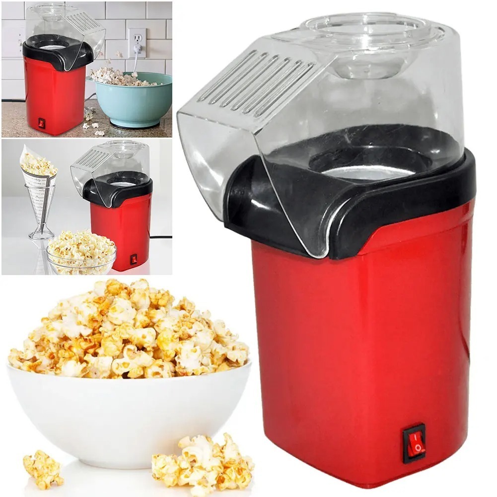 Mini Maquina Pipoqueira Elétrica de 1200w Ar Quente | Shopee Brasil