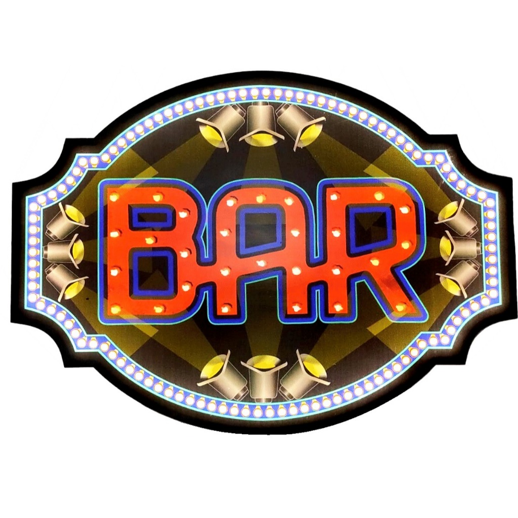 Placa Decorativa Com Led Bar Show | Shopee Brasil