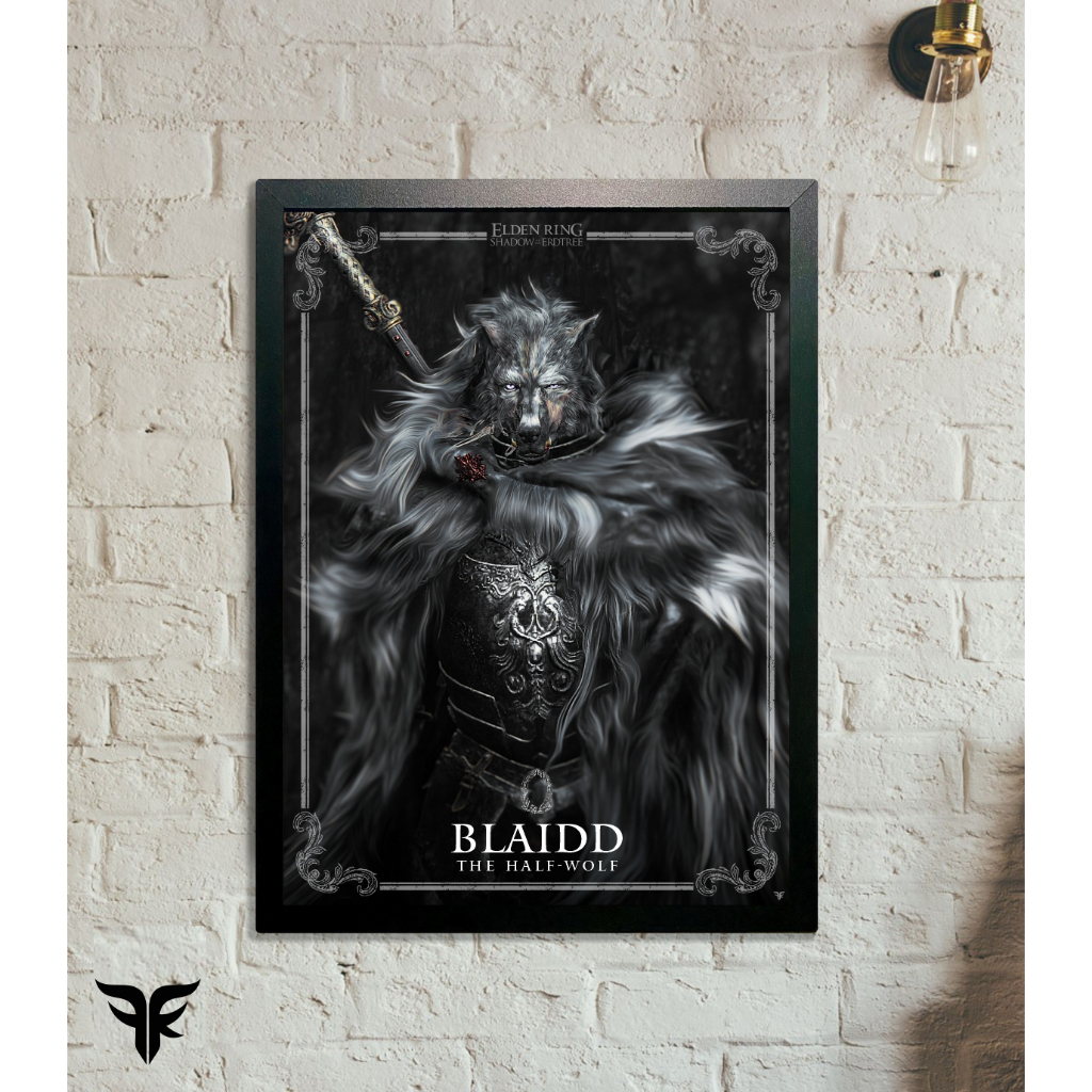 Quadro Blaidd the Half Wolf - Elden Ring | Shopee Brasil
