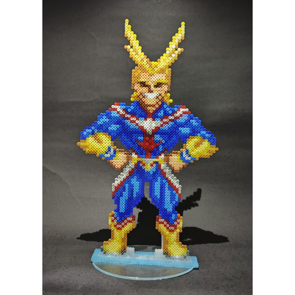 All might de boku no hero em pixel art - Totem decorativo | Shopee Brasil