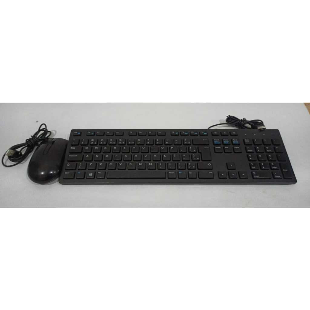 Kit Teclado E Mouse Dell - Usb Kb4021 | Shopee Brasil