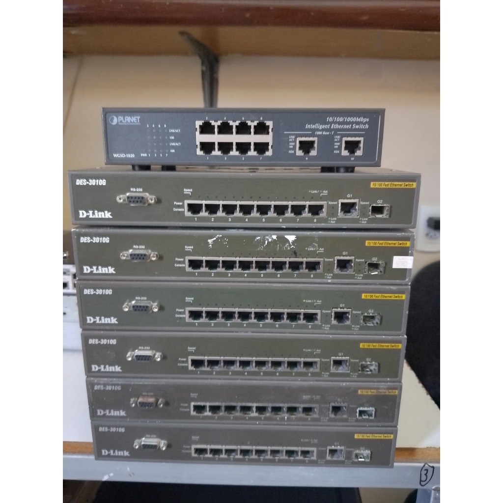 SWITCH DLINK DES-3010G LOTE NO ESTADO | Shopee Brasil