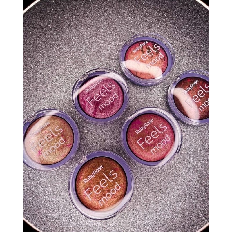 Ruby Rose - Novo Marble Blush Feels Mood | Shopee Brasil