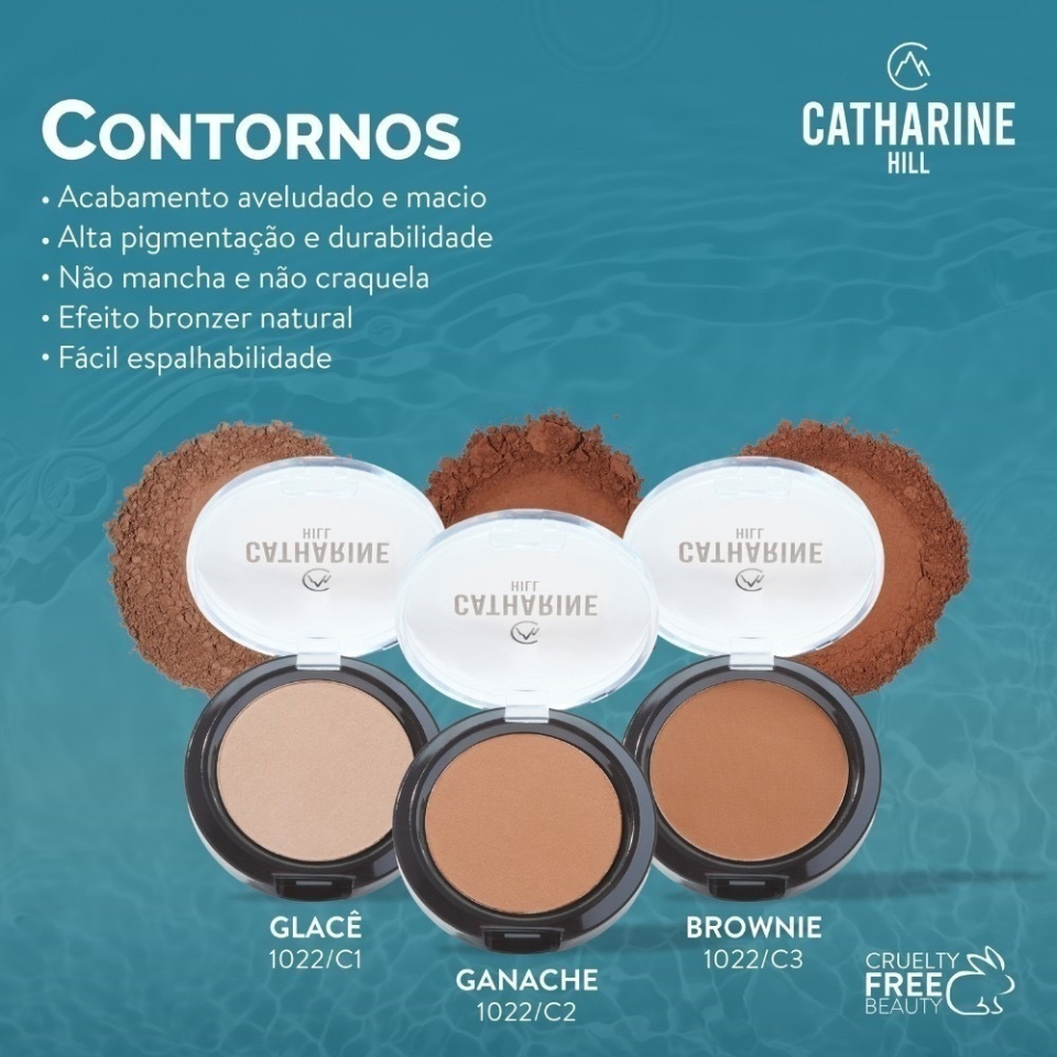 Contorno Compacto em Pó - Catharine Hill | Shopee Brasil