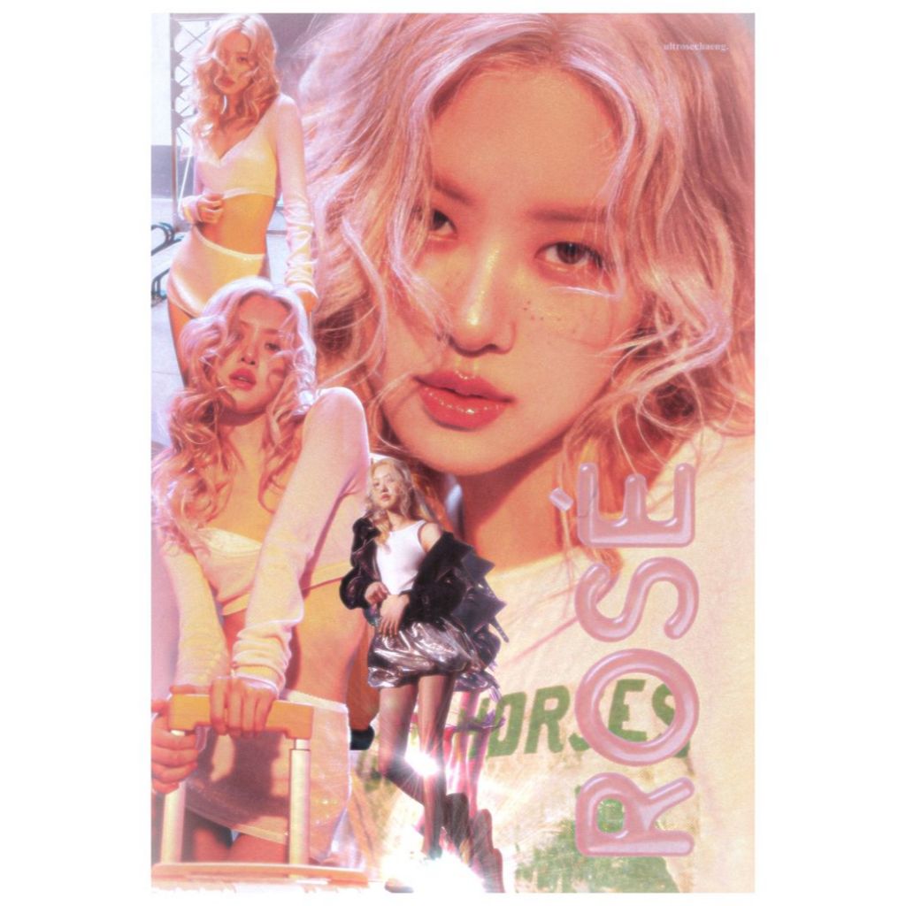 Poster Rosé - Cantora - Kpop - Blackpink | Shopee Brasil