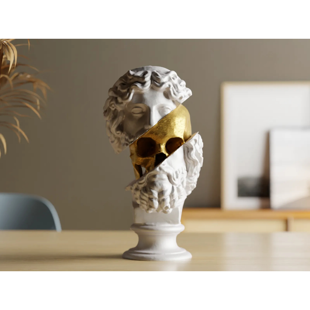 Escultura Insight Unveiled - Zeus e a Mortalidade - Impressão 3D ...