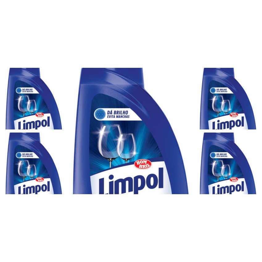 kit 5 Secante para Lava Louça 100ml Limpol - Abrilhantador Bombril ...