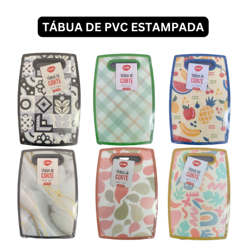 Tábua de PVC Estampada Diversas Cores | Shopee Brasil
