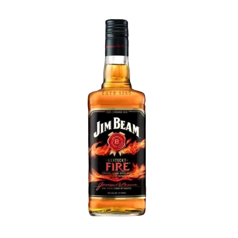 Whisky Jim Beam Fire 1l | Shopee Brasil