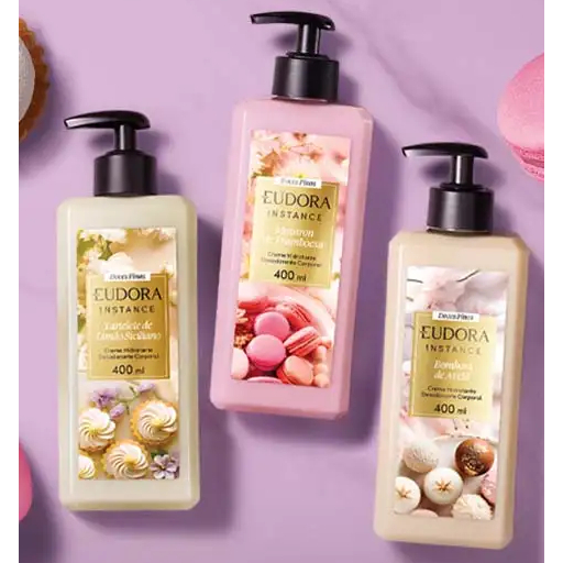 Eudora Instance Doces Finos Hidratante Desodorante Corporal 400ml ...