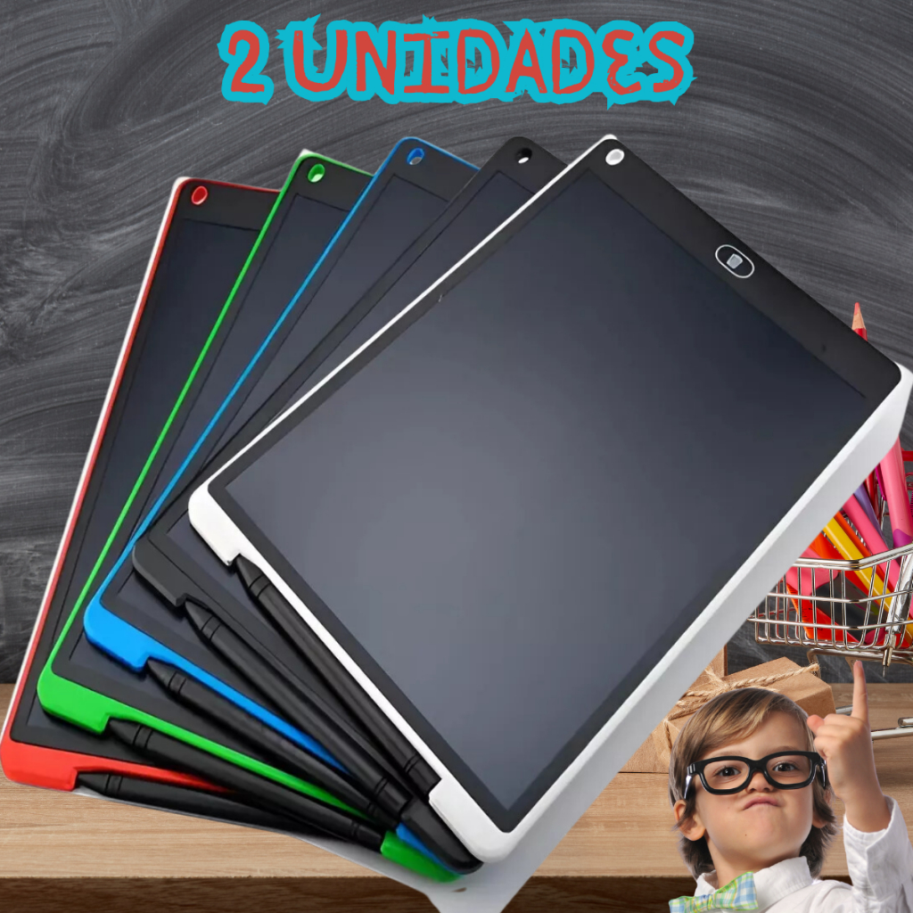Kit Lousa Magica Infantil Digital Tablet Grande LCD com Caneta Lousa ...