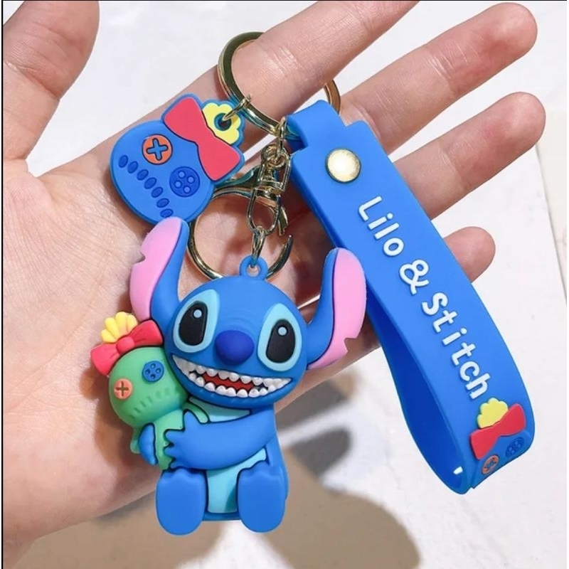 Chaveiro Lilo stitch emborrachado colecionador | Shopee Brasil
