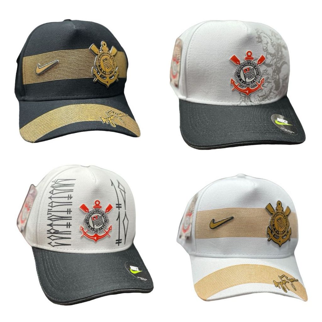 Bone Aba Curvada Unissex Timão Boné Corinthians Fiel Torcedor | Shopee ...