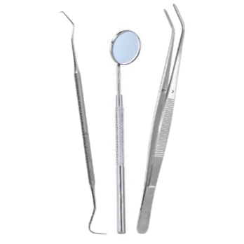 SONDA EXPLORADORA + PINÇA CLINICA + CABO COM ESPELHO - JON | Shopee Brasil