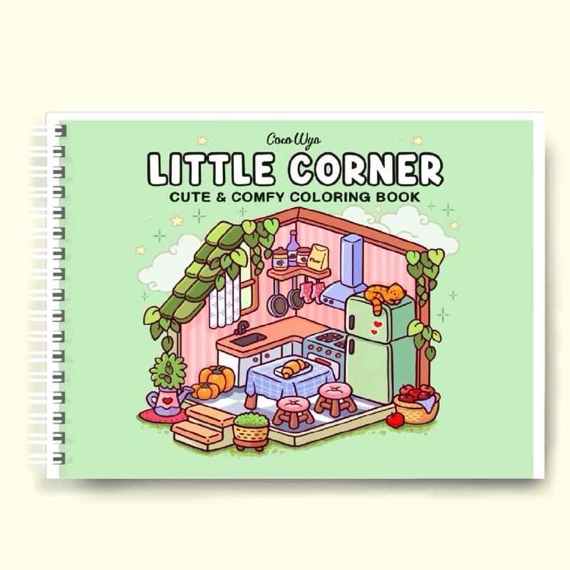 Livro de Colorir Impresso Little Corner 42 desenhos | Pintura ...