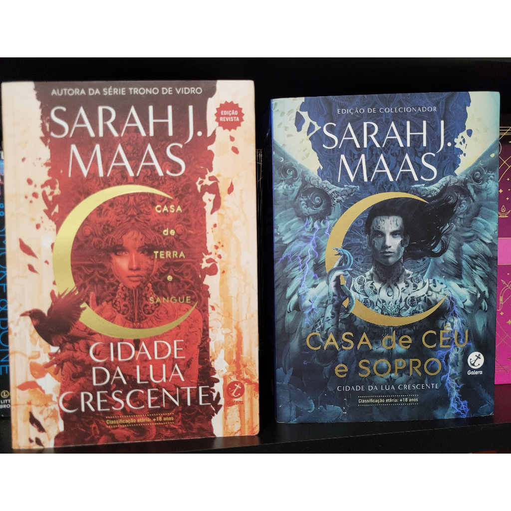 Kit Cidade da Lua Crescente, Sarah J Maas | Shopee Brasil