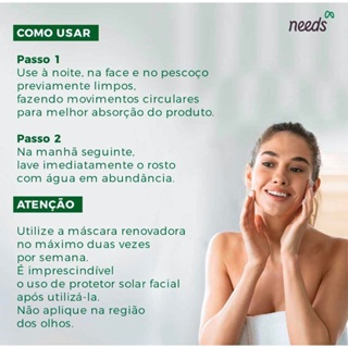 Máscara peeling renovadora needs controle de oleosidade 60g | Shopee Brasil