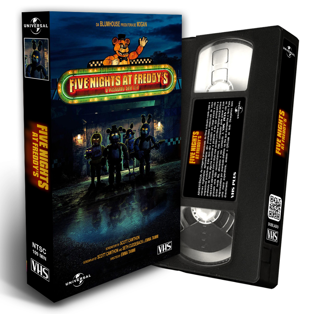 VHS Five Nights At Freddy´s | Shopee Brasil