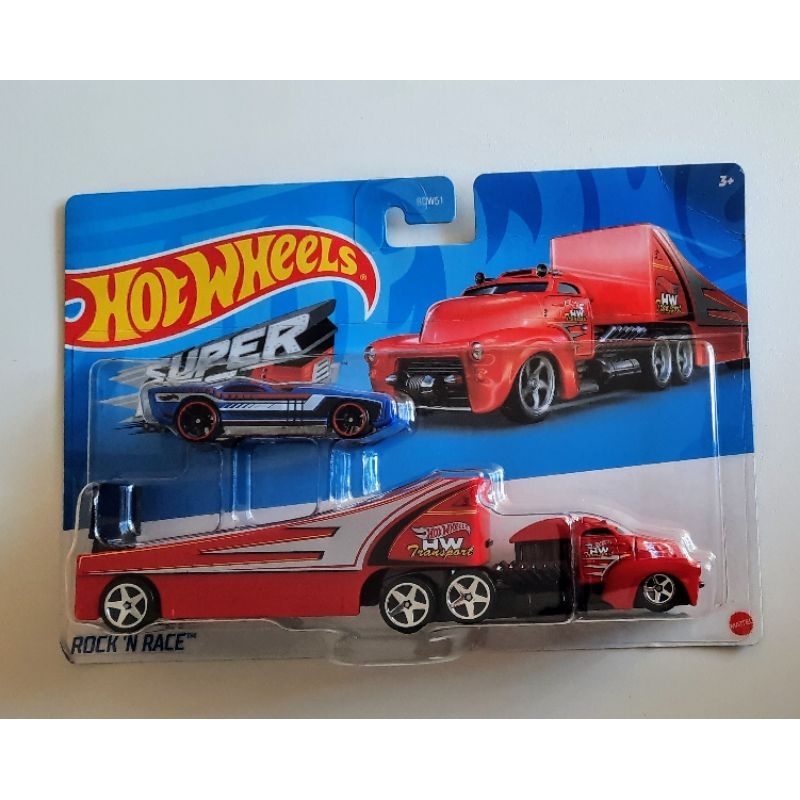 HOT WHEELS - SUPER RIGS - ROCK'N RACE | Shopee Brasil
