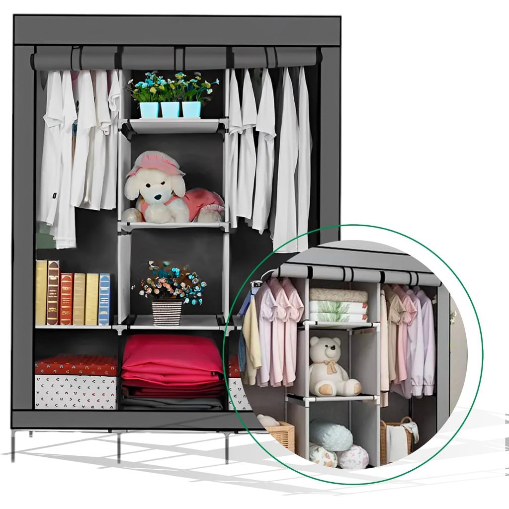 Guarda Roupa Portatil Armário para Organizar Roupas Organizador de ...