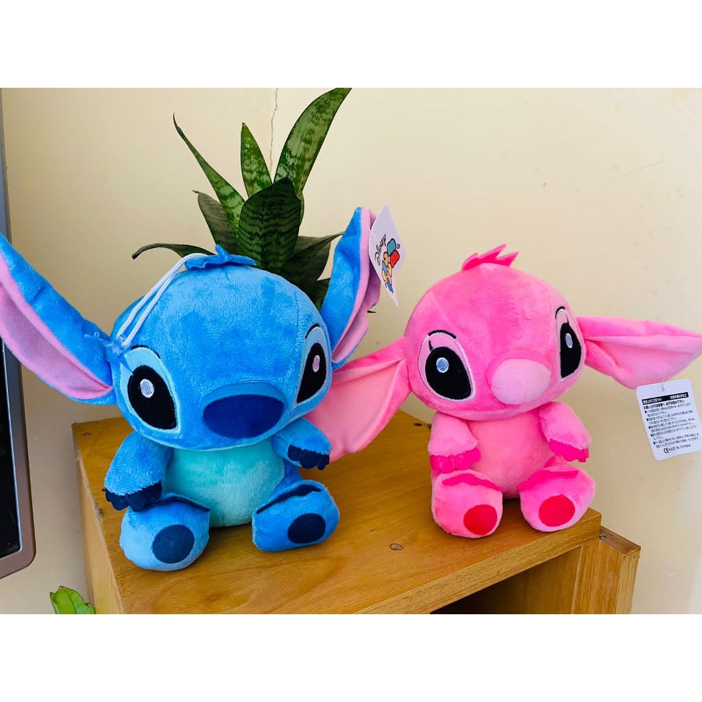 kit Casal Lilo E Stitch E Angel Namorados Disney Pelúcia 20cm, CASAL ...