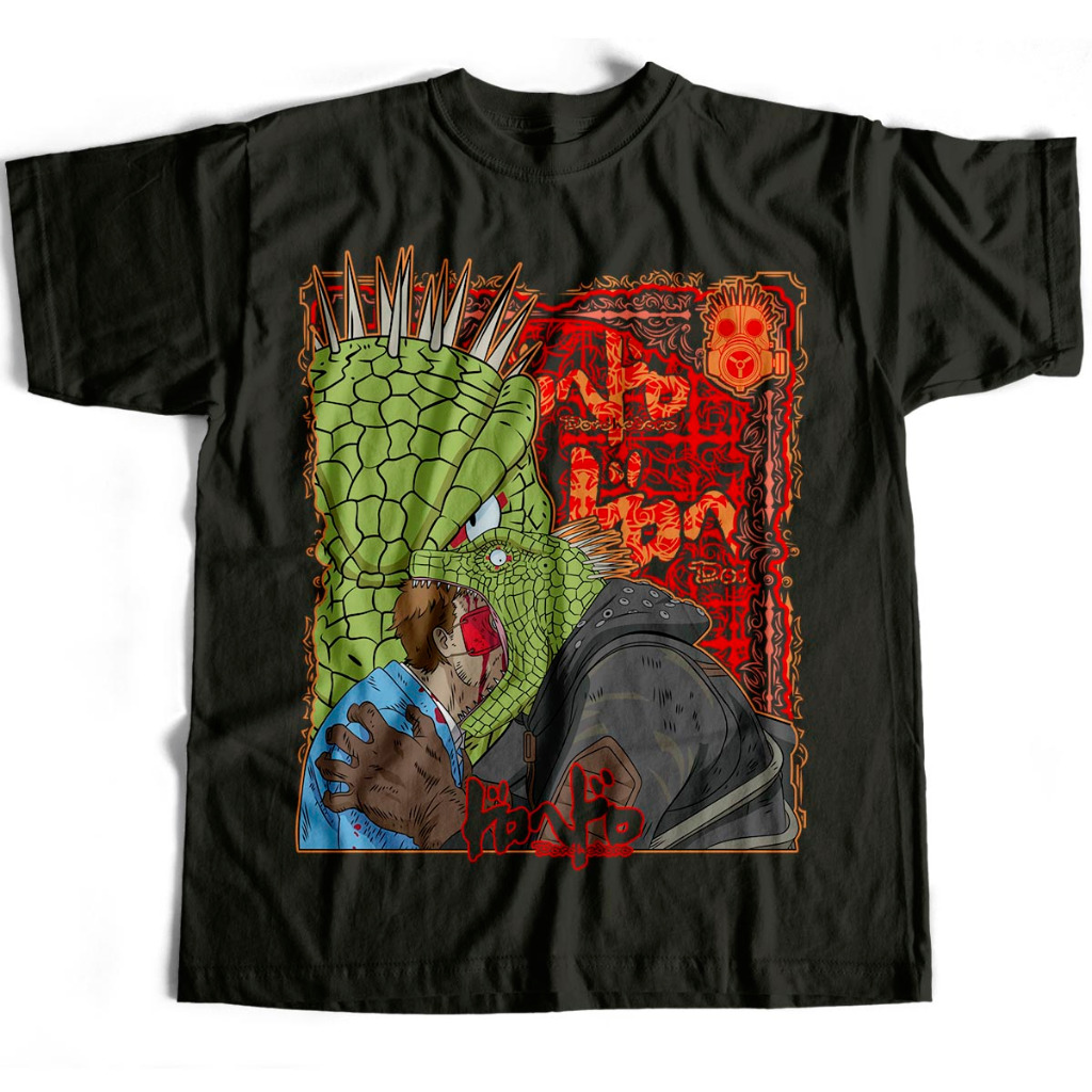 Camiseta Básica Kaiman Caiman Engolindo Dorohedoro | Shopee Brasil
