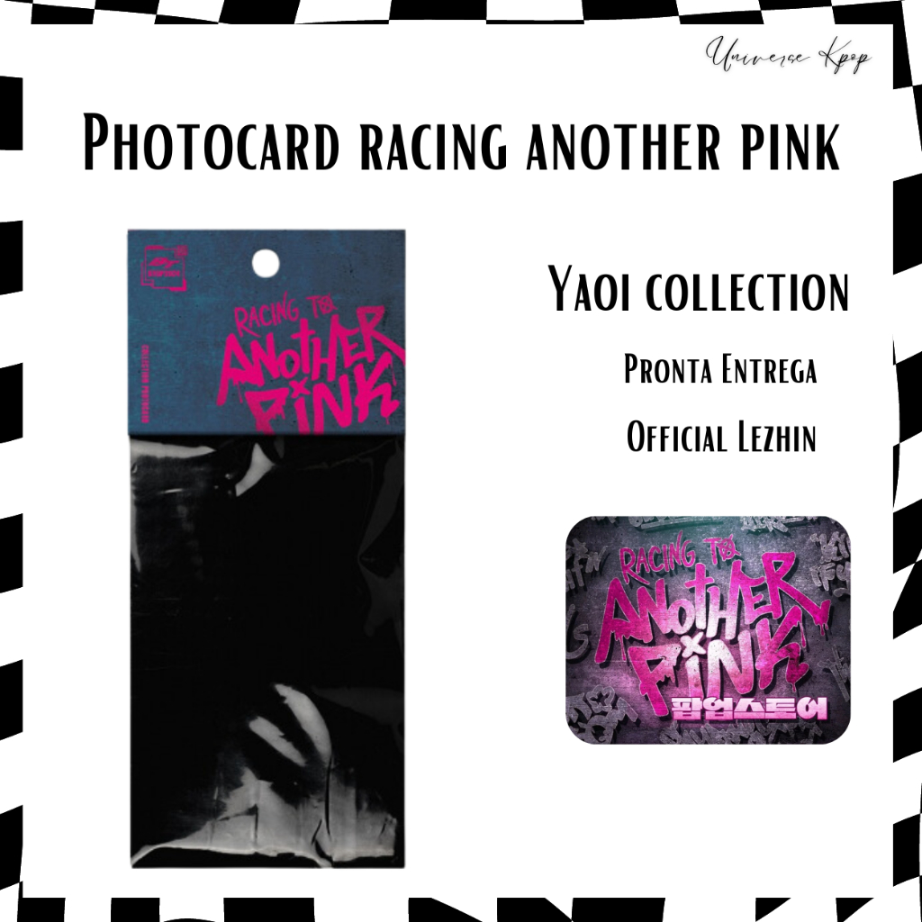 Photocard Racing Another Pink Lezhin Oficial UKE | Shopee Brasil
