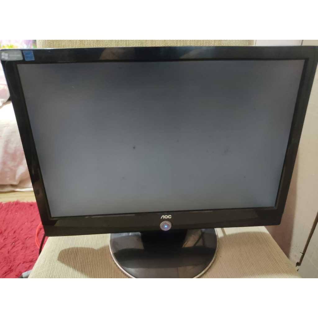 Monitor usado Aoc 17 Polegadas com Detalhes | Shopee Brasil