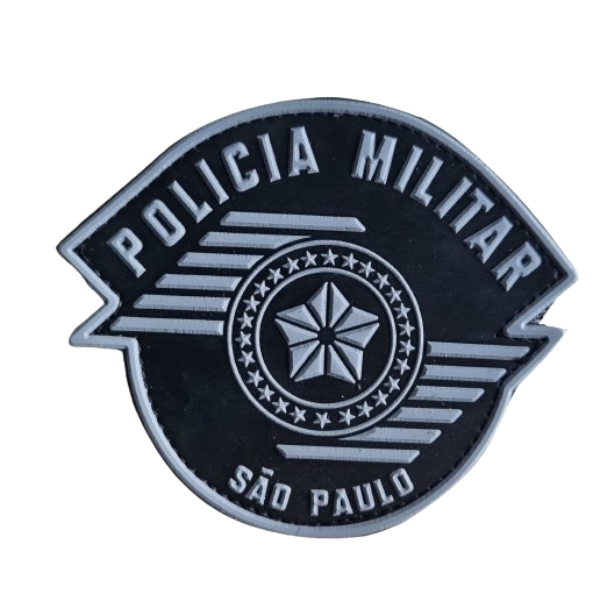 Brasão PMESP monocromático | Shopee Brasil